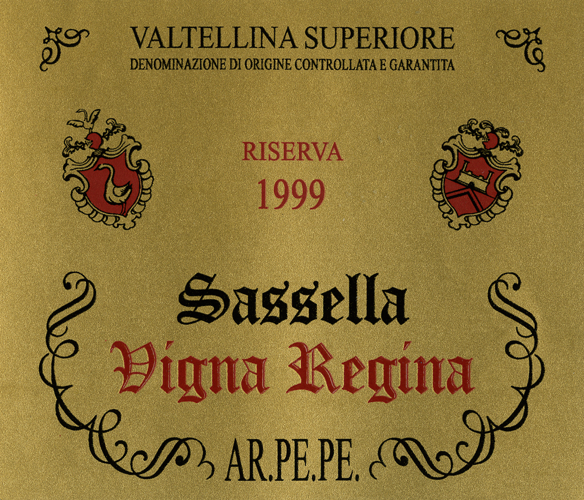 Sassella Riserva Vigna Regina 1999 - Tutto a Casa